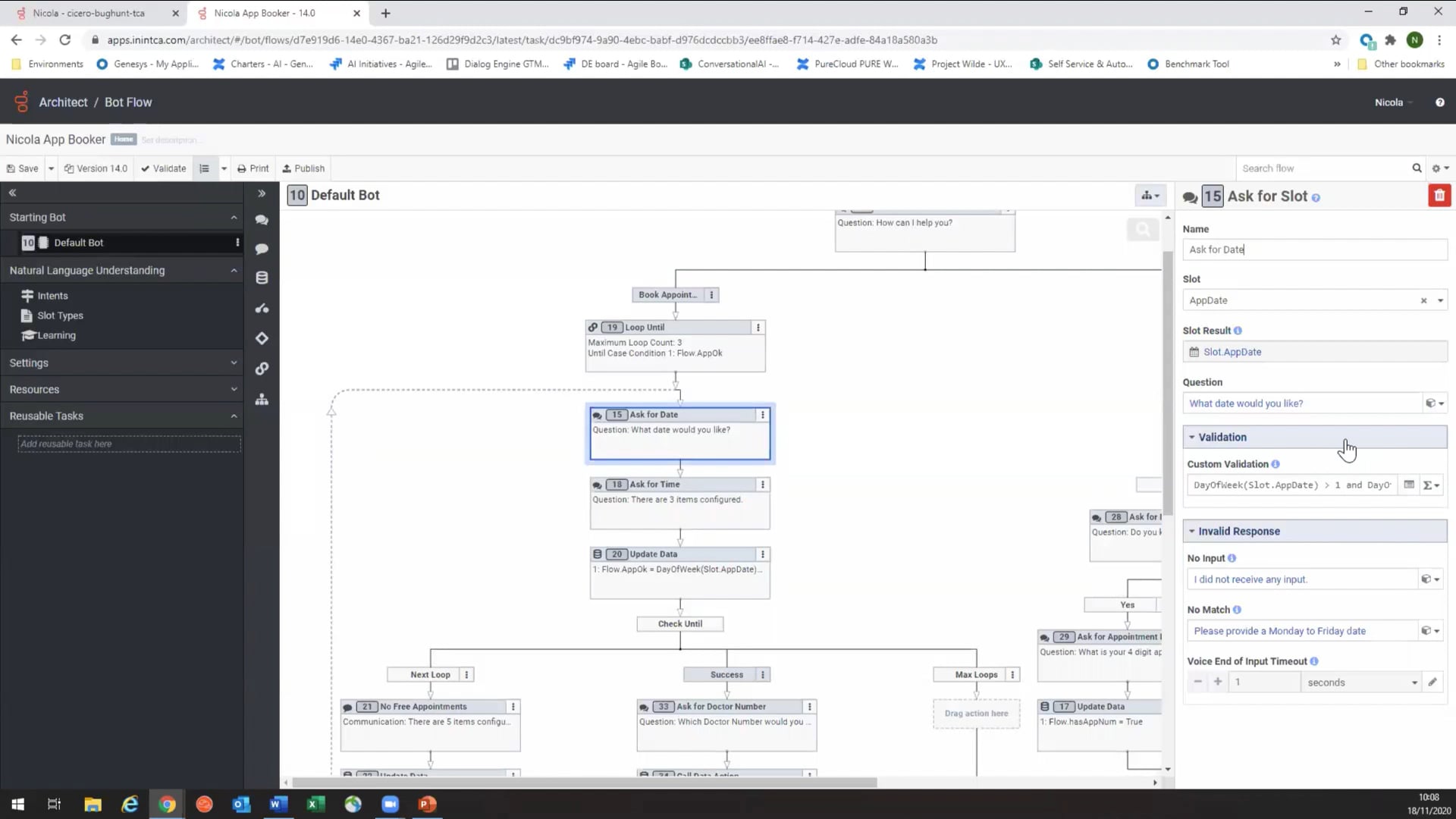 Dialog Engine Bot Flow on Vimeo