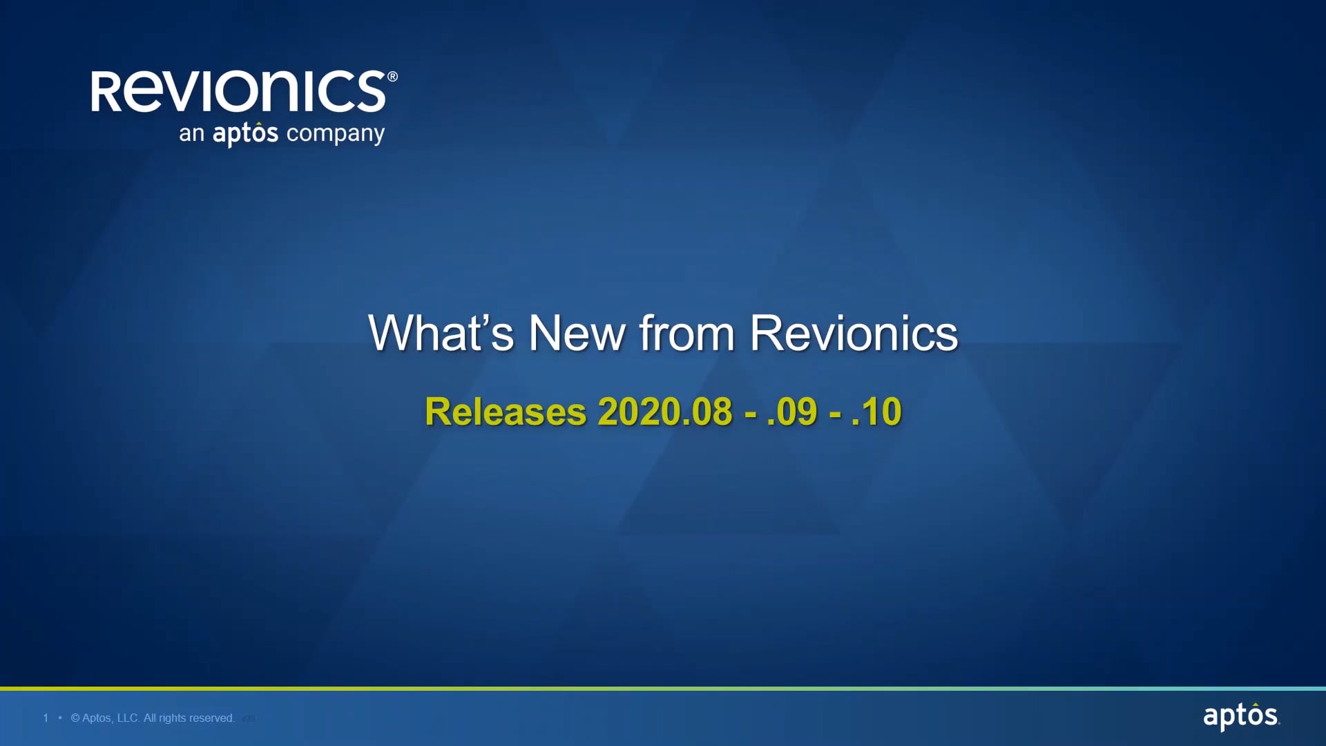 What's New in Revionics Release 2020.08-.09-.10 on Vimeo
