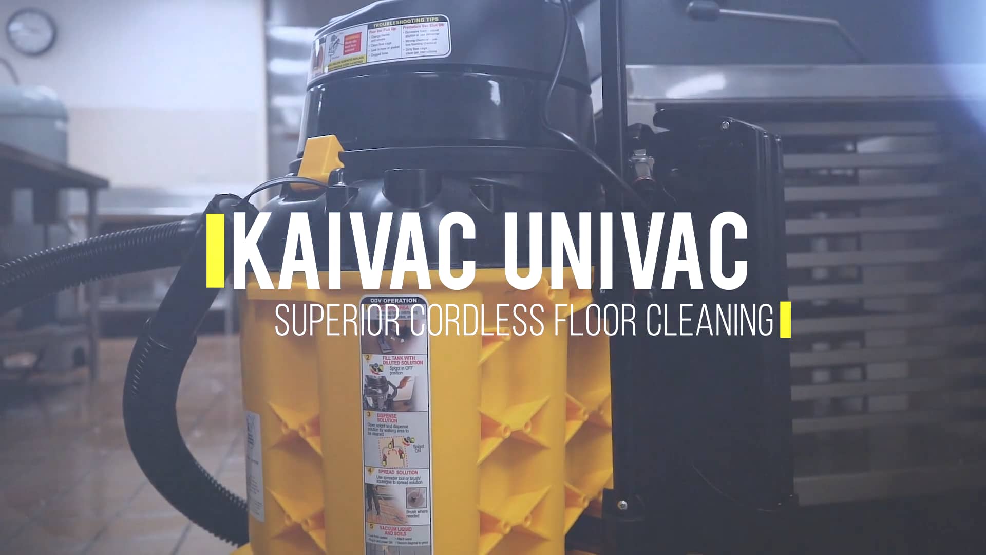 Kaivac UniVac for Food Service on Vimeo