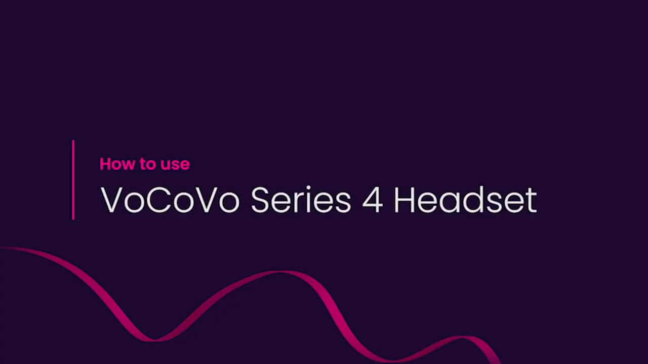 VoCoVo Series 4 Headset - How to use on Vimeo