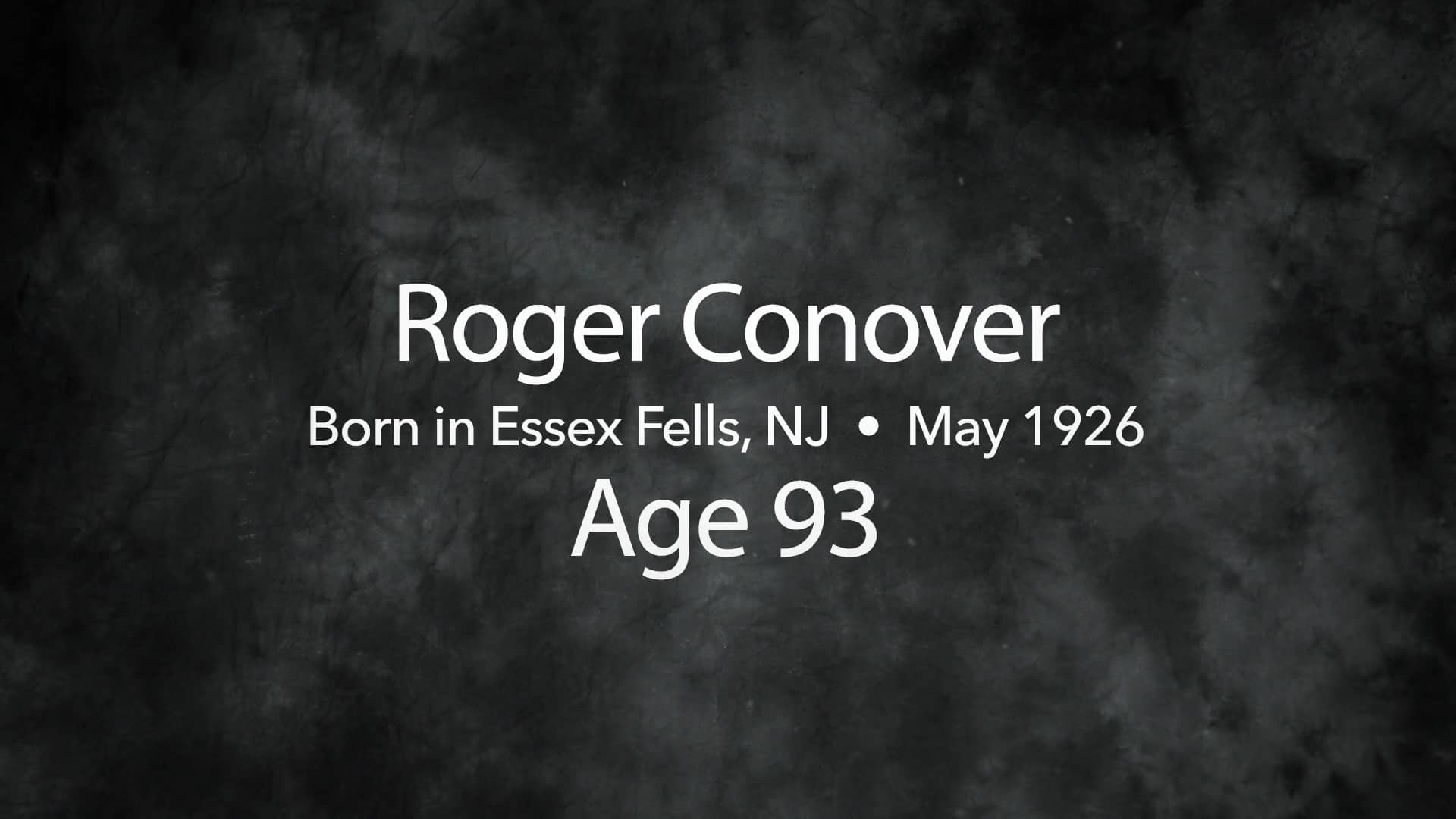 CA Roger Conover on Vimeo