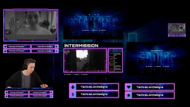 Neon - Stream Package - TacticalLionDesigns