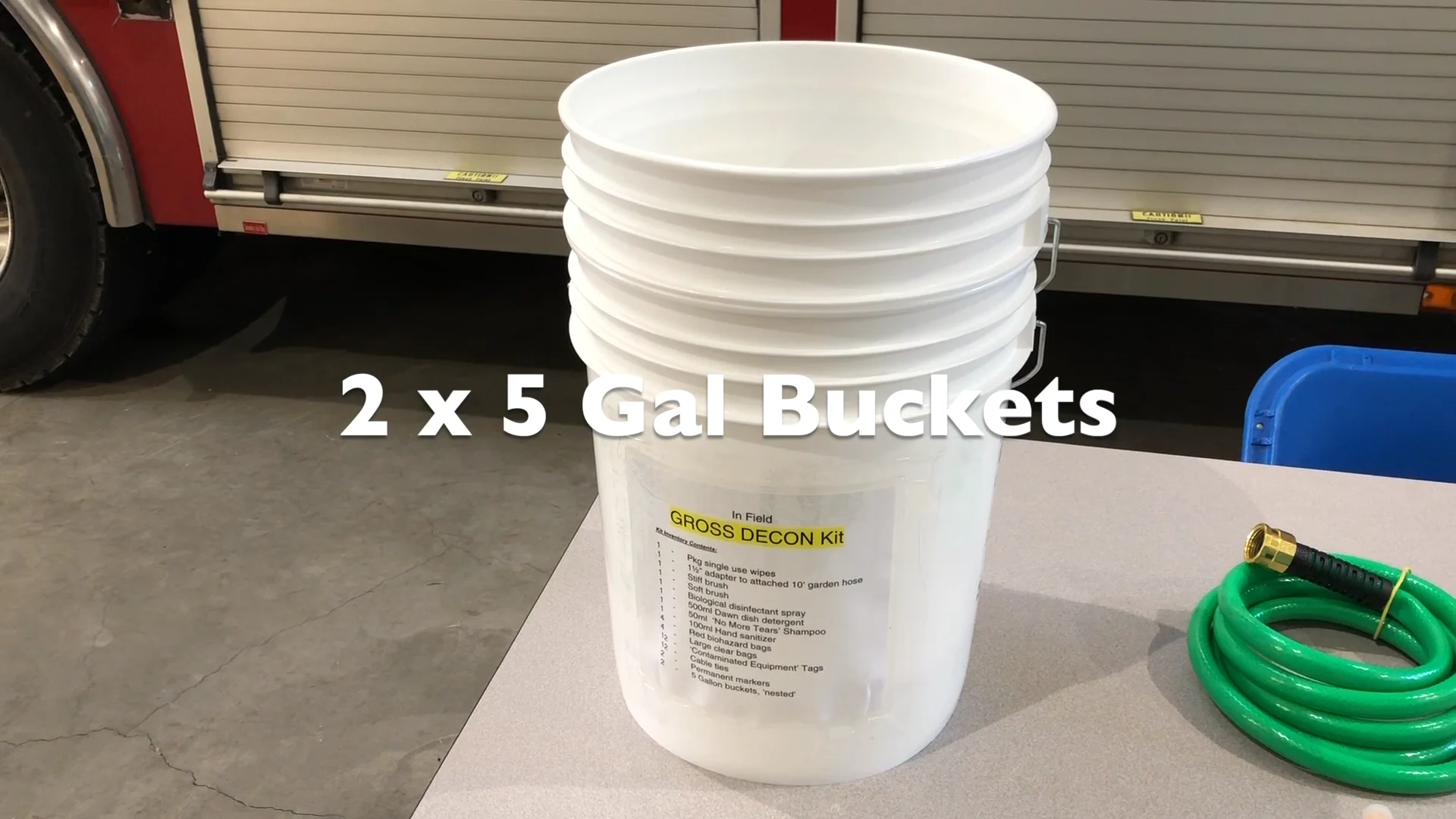 Gross Decon Kit Contents