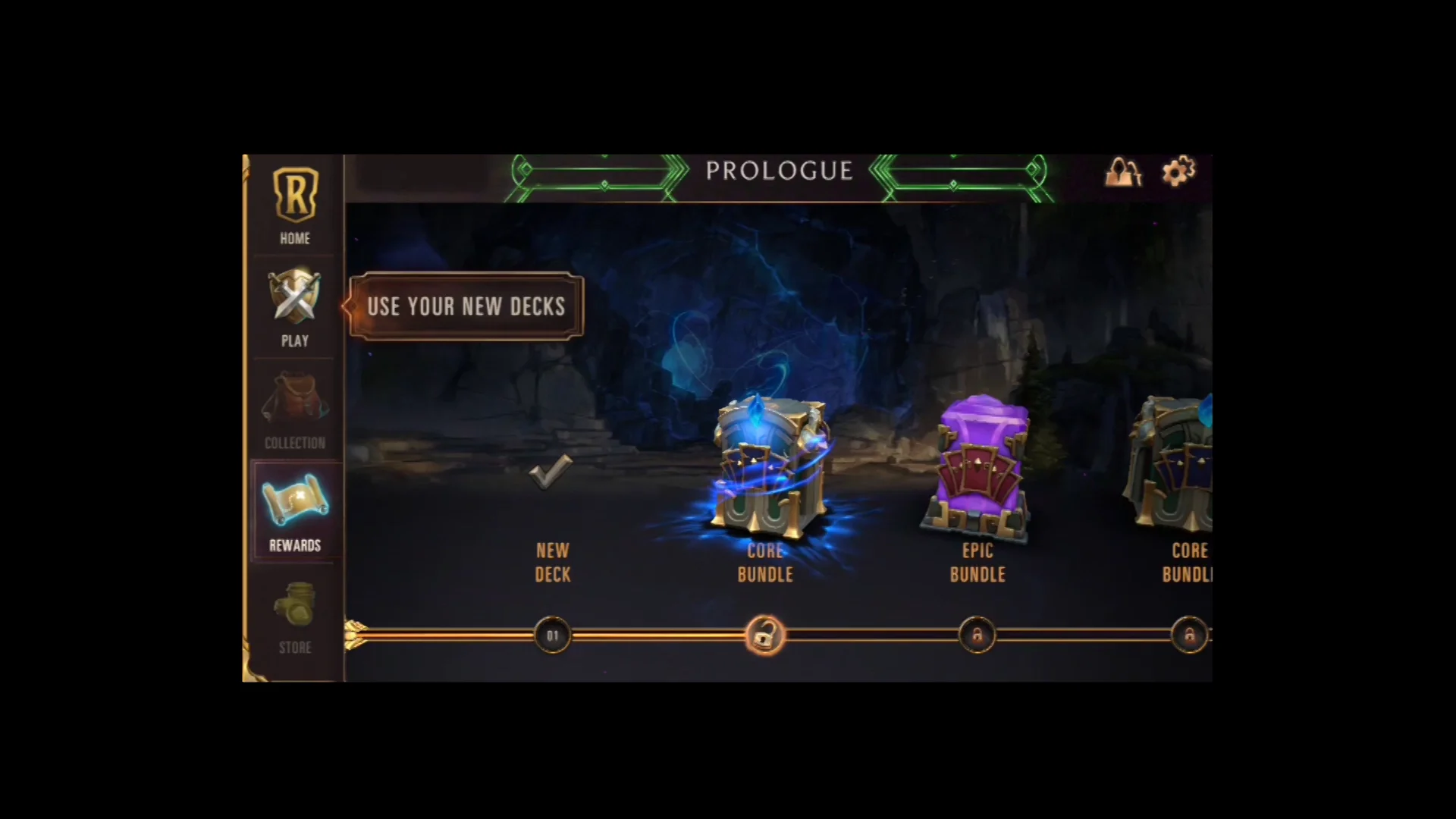 UI for Legends of Runeterra on Vimeo