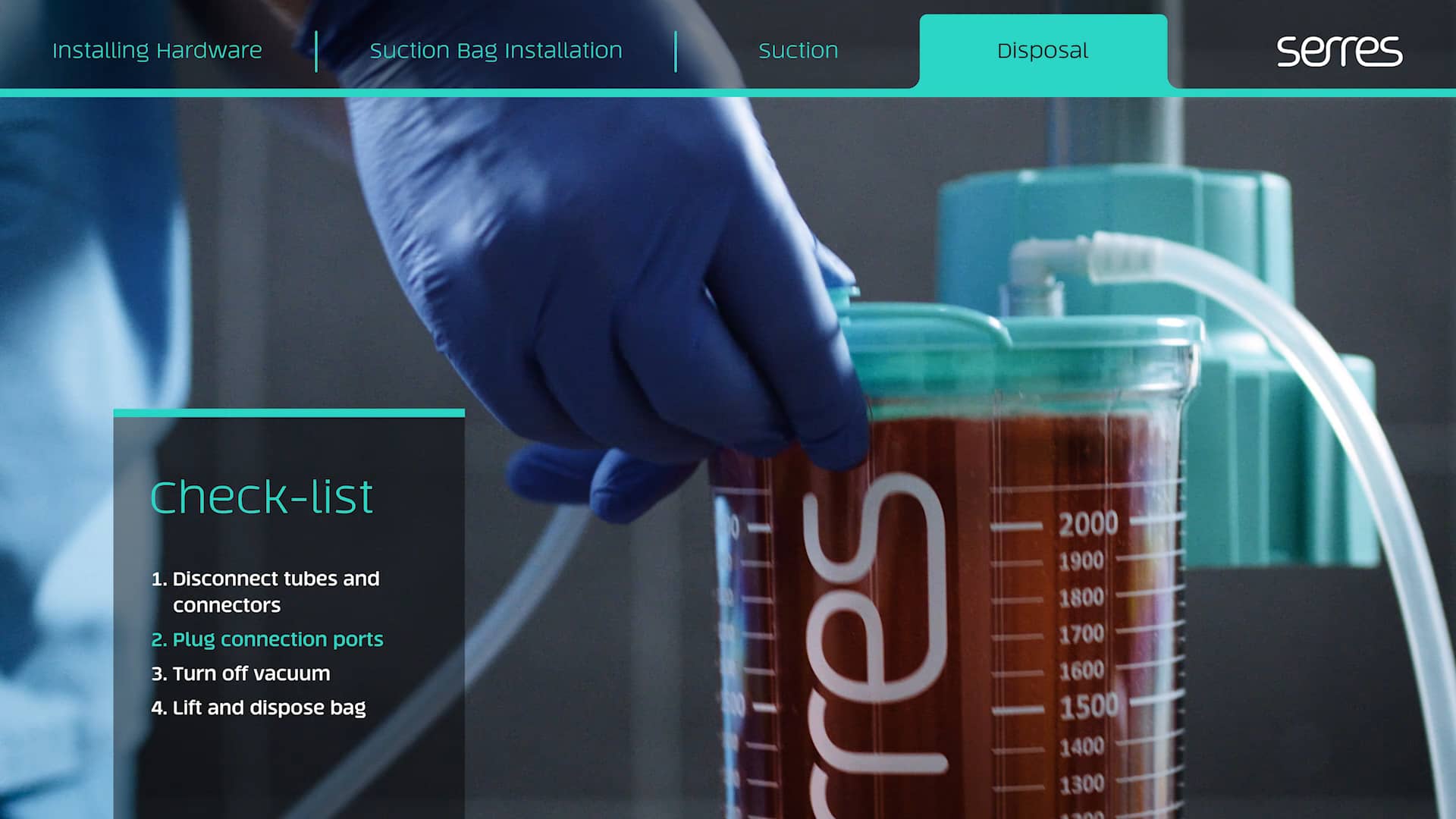 Installation and use of Serres suction bag on Vimeo