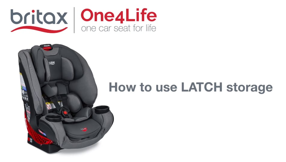 Britax One4Life Car Seat: How to Store Premium Quick-Push LATCH ...