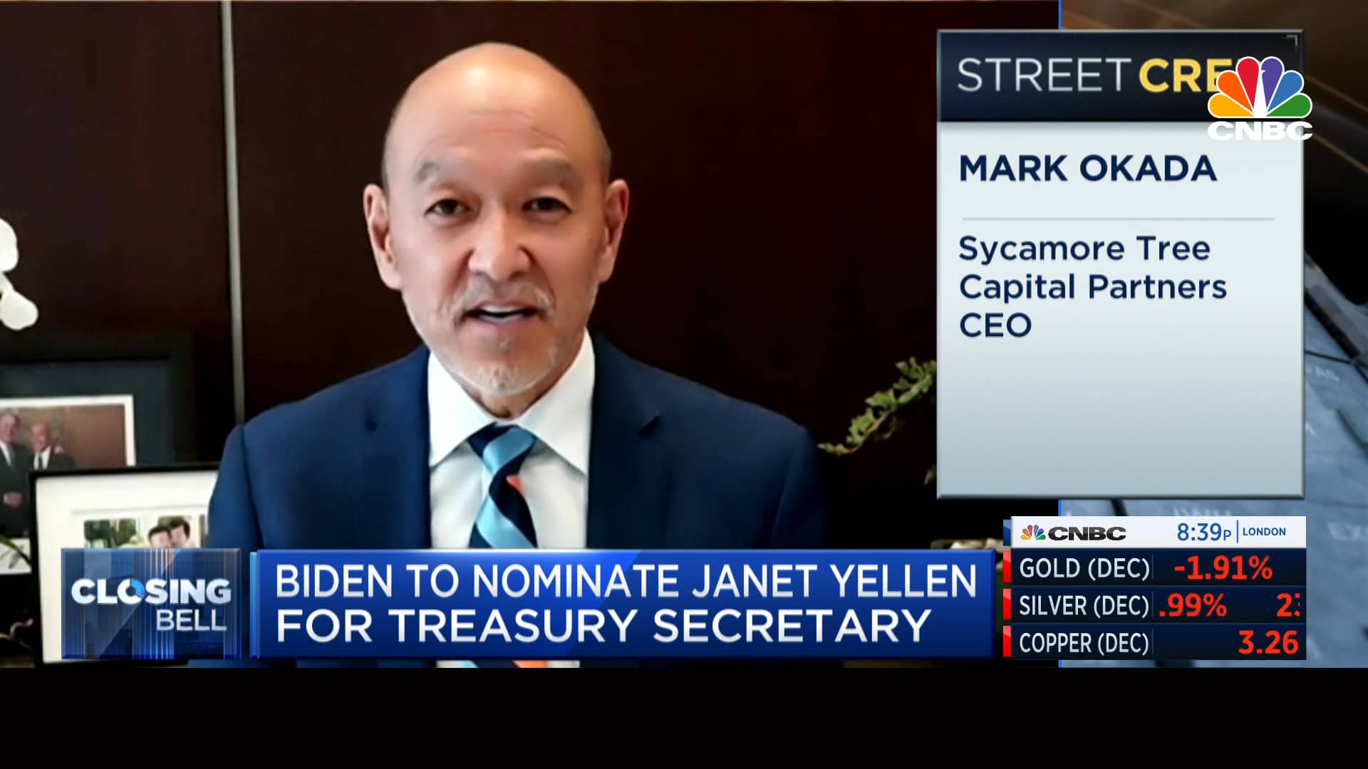 CNBC Closing Bell with Mark Okada on Vimeo