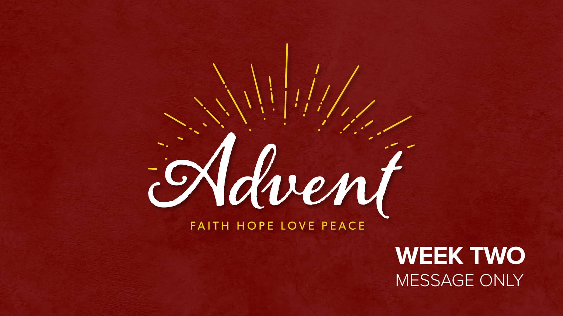 Advent: Hope 12.6.20 (Message Only) on Vimeo