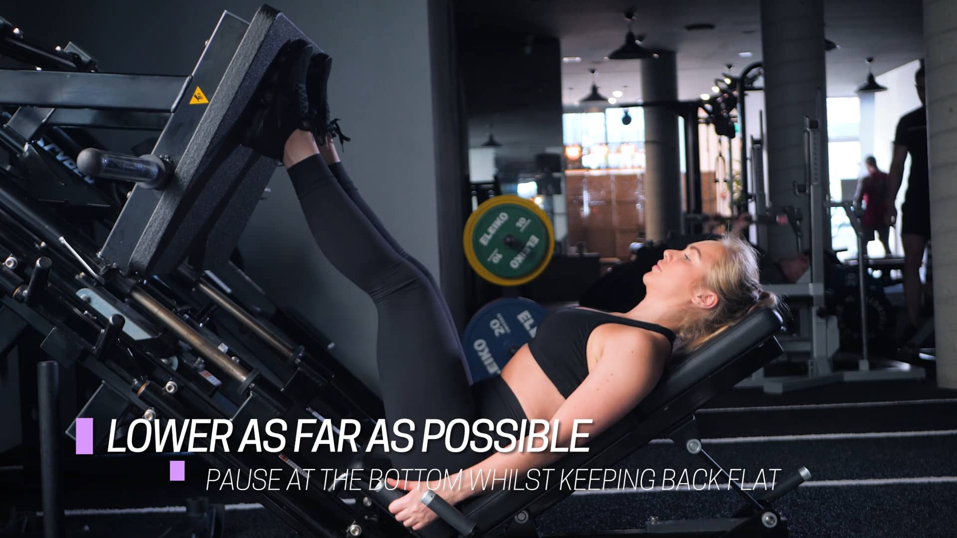 Leg Press - Feet High - Paused on Vimeo