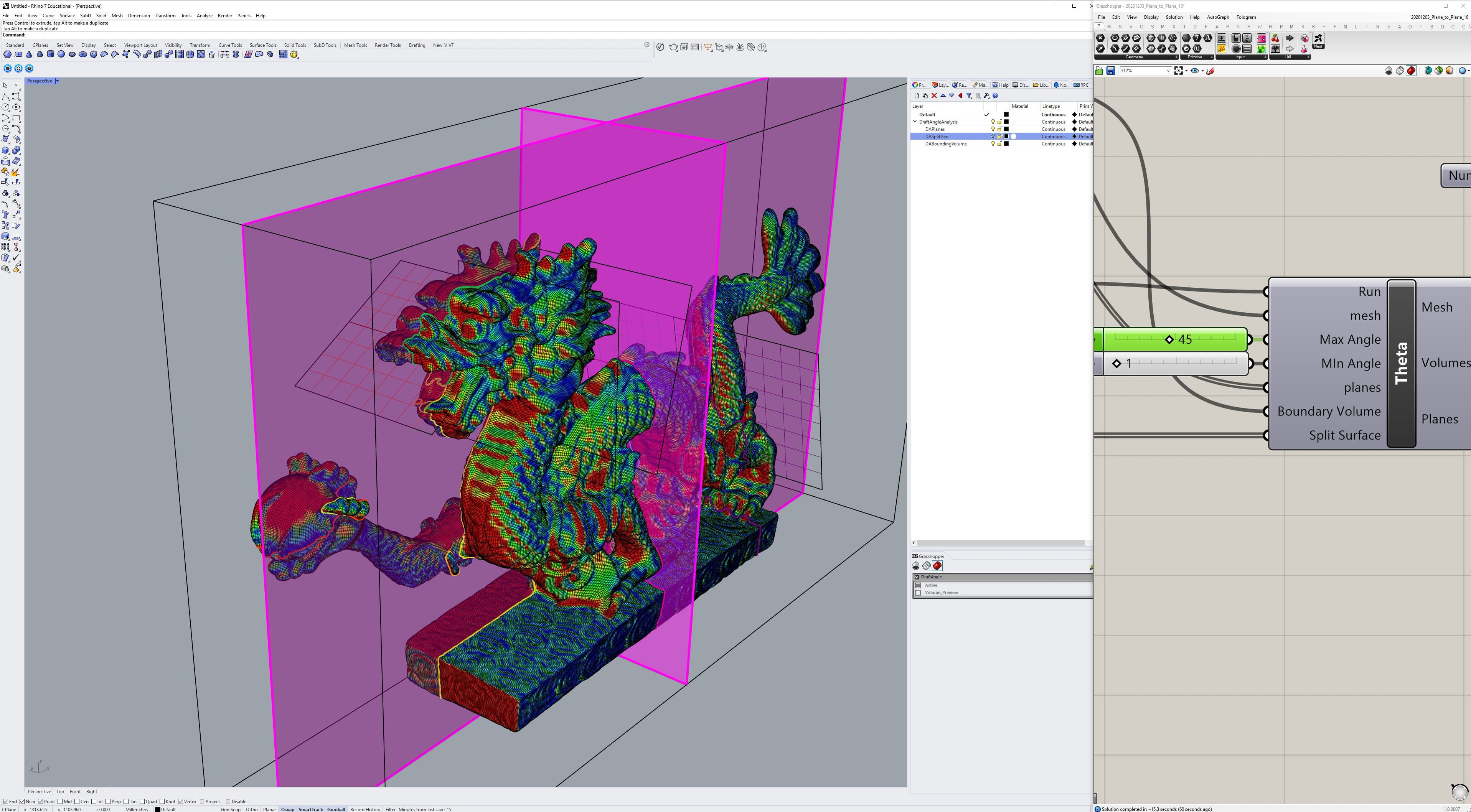Theta Draft Angle Analysis Tutorial on Vimeo
