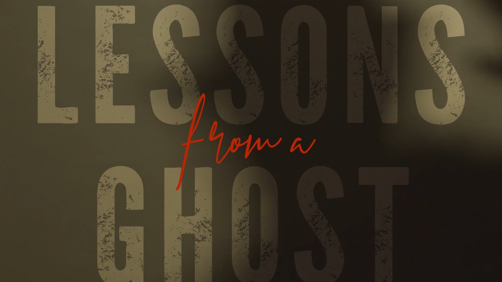 Lessons From A Ghost on Vimeo