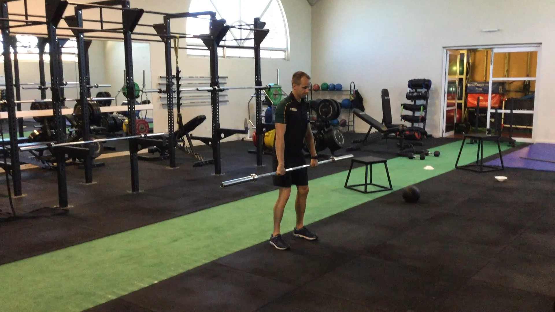 Barbell High Pull on Vimeo