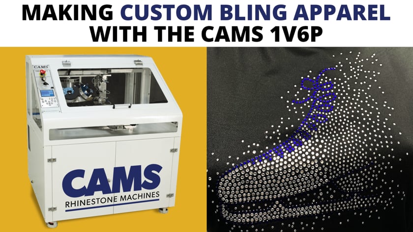 Custom Figure Skating Jacket | CAMS 1V-6P Rhinestone Machine - ColDesi