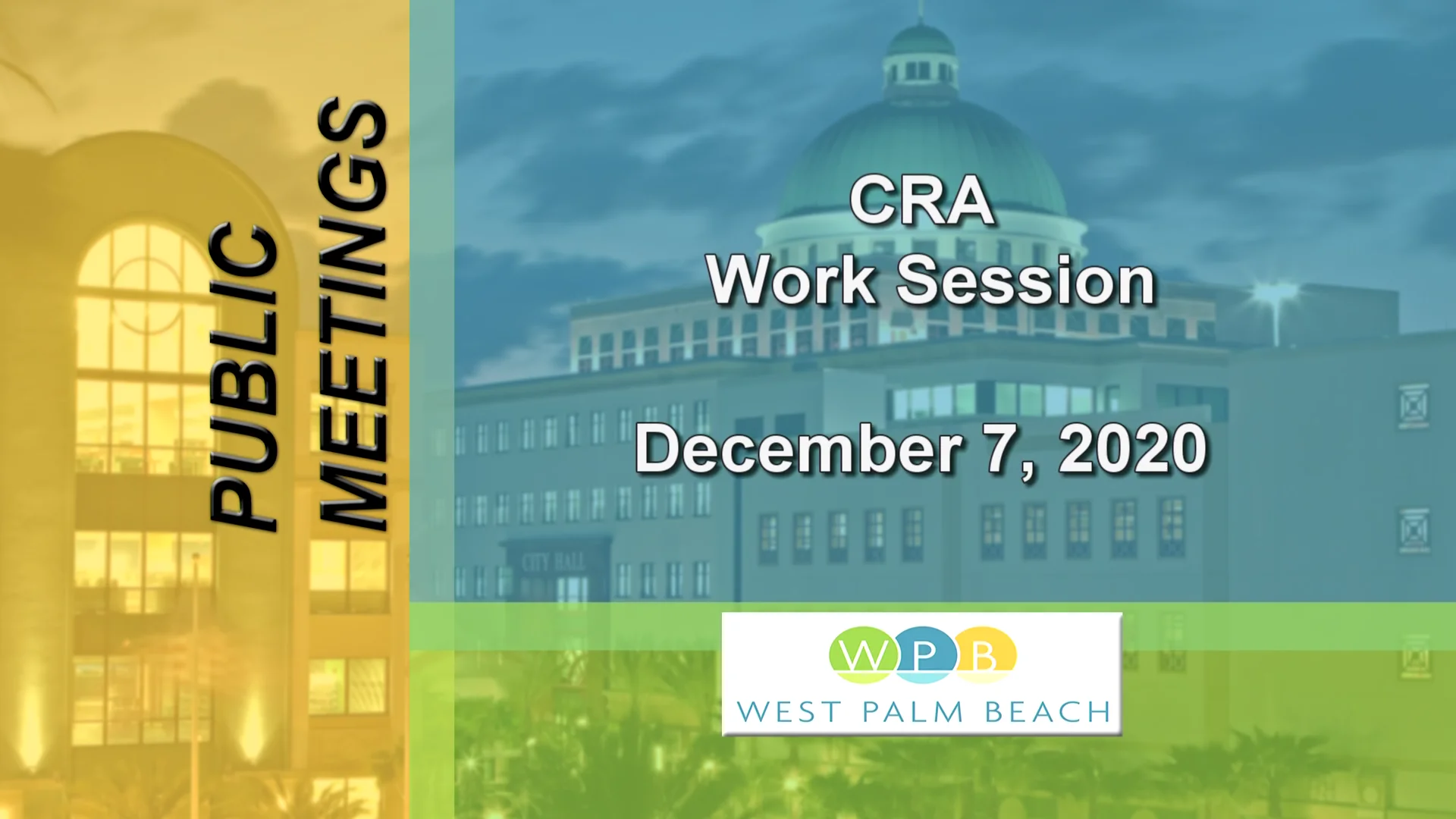 120720 CRA Work Session on Vimeo