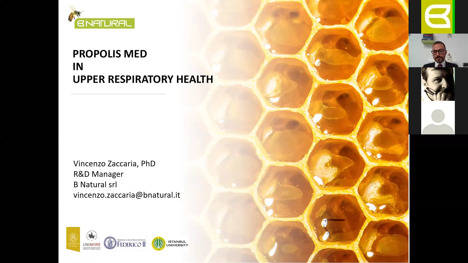 B Natural - Propolis MED in Upper Respiratory Tract Health on Vimeo
