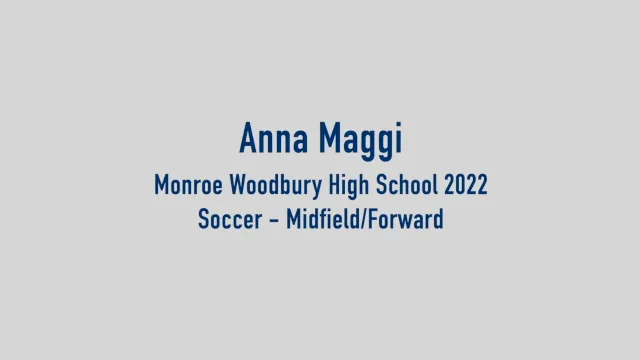 Anna Maggi-Soccer on Vimeo