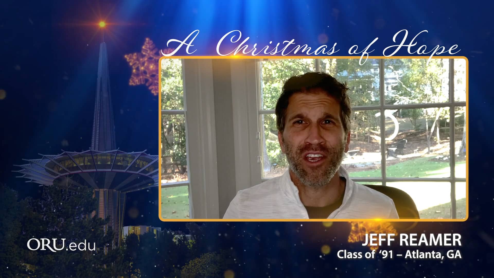 ORU Alumni Jeff Reamer - "A Christmas of Hope" on Vimeo