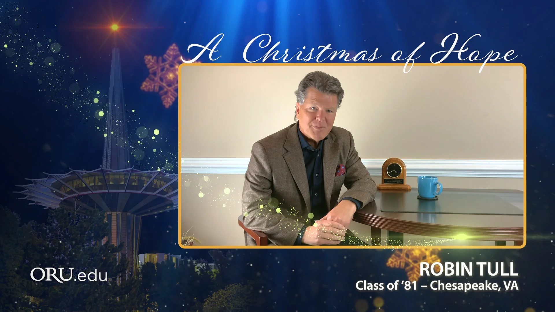 ORU Alumni Robin Tull - "A Christmas of Hope" on Vimeo