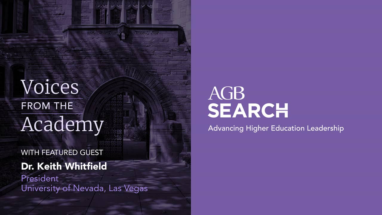 President Keith Whitfield, University of Nevada, Las Vegas on Vimeo