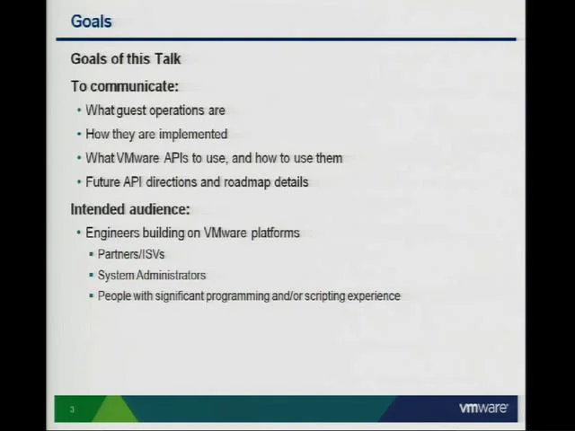 Guest Operations using VMware VIX APIs and Beyond