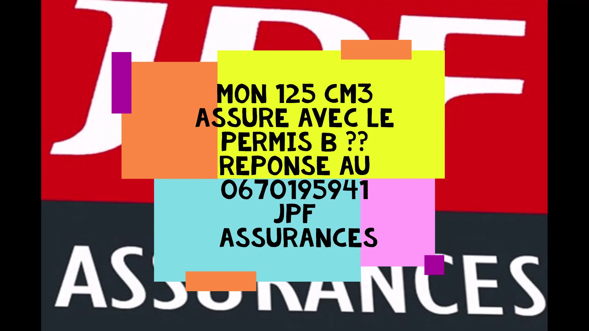 JPF ASSURANCES 125 PERMIS B on Vimeo