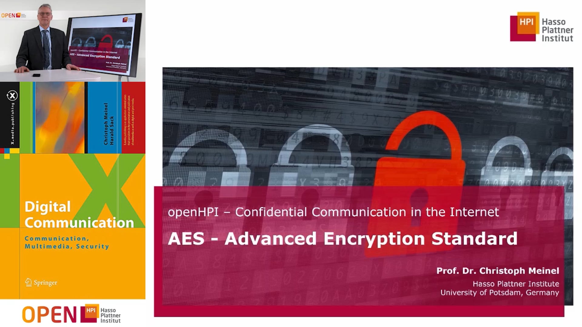 1.7 Advanced Encryption Standard | Confidential Communication in the