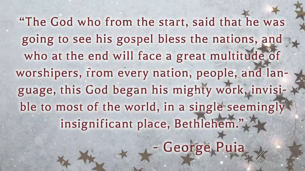 Day 5 - 12 Days of Christmas Devotional - George Puia on Vimeo