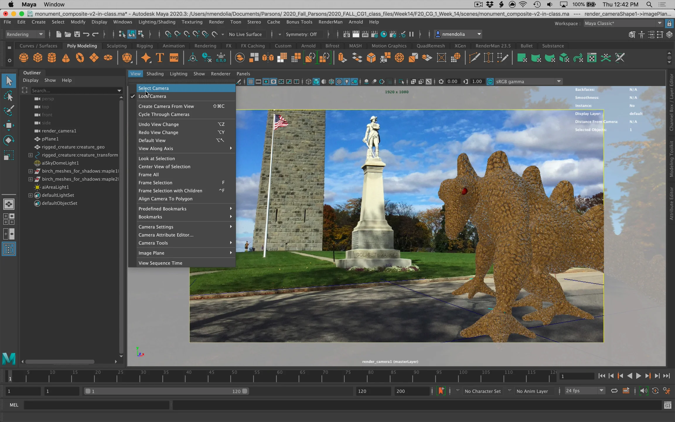 CG1 Week 14 - Week14-3 Creating the Diffuse Render Pass on Vimeo