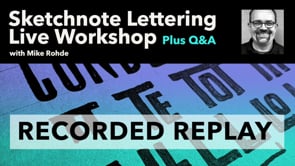 Watch Sketchnote Lettering Live Workshop: Recorded Replay Online ...
