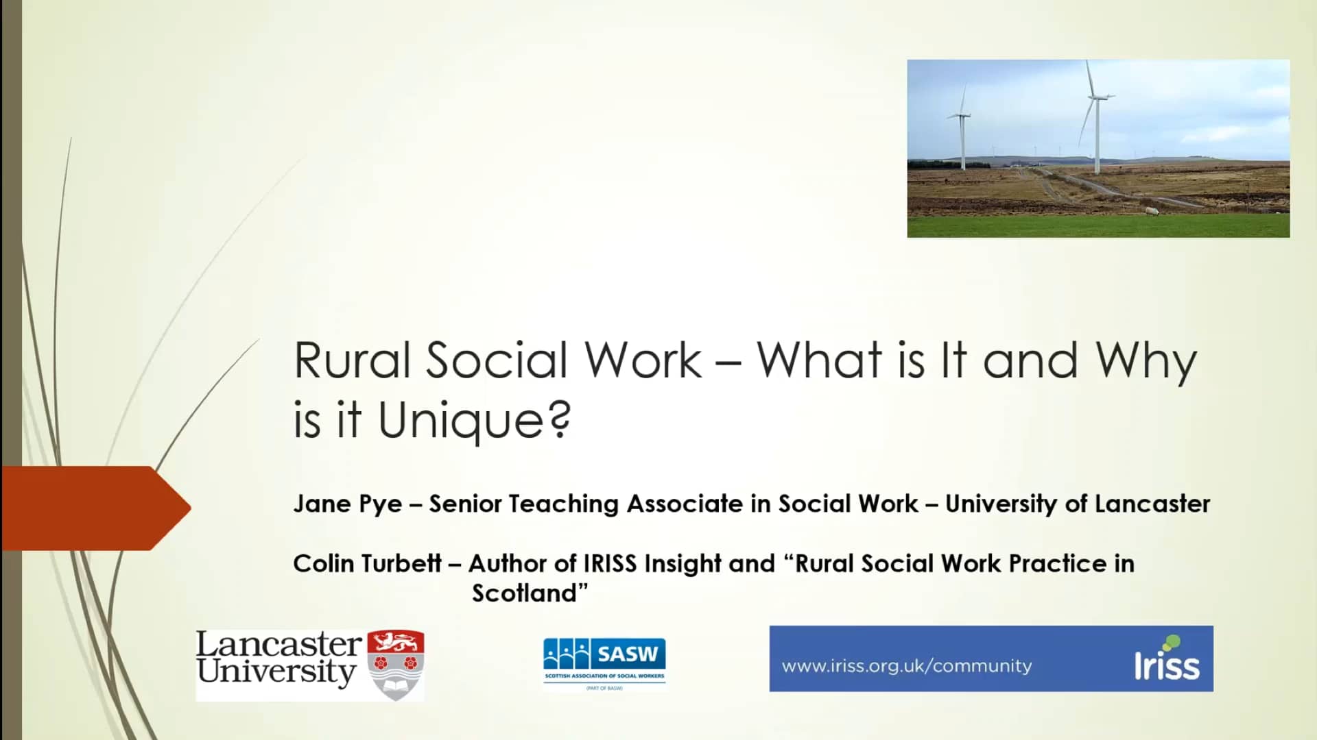 Rural Social Work - what is it and why is it unique? on Vimeo