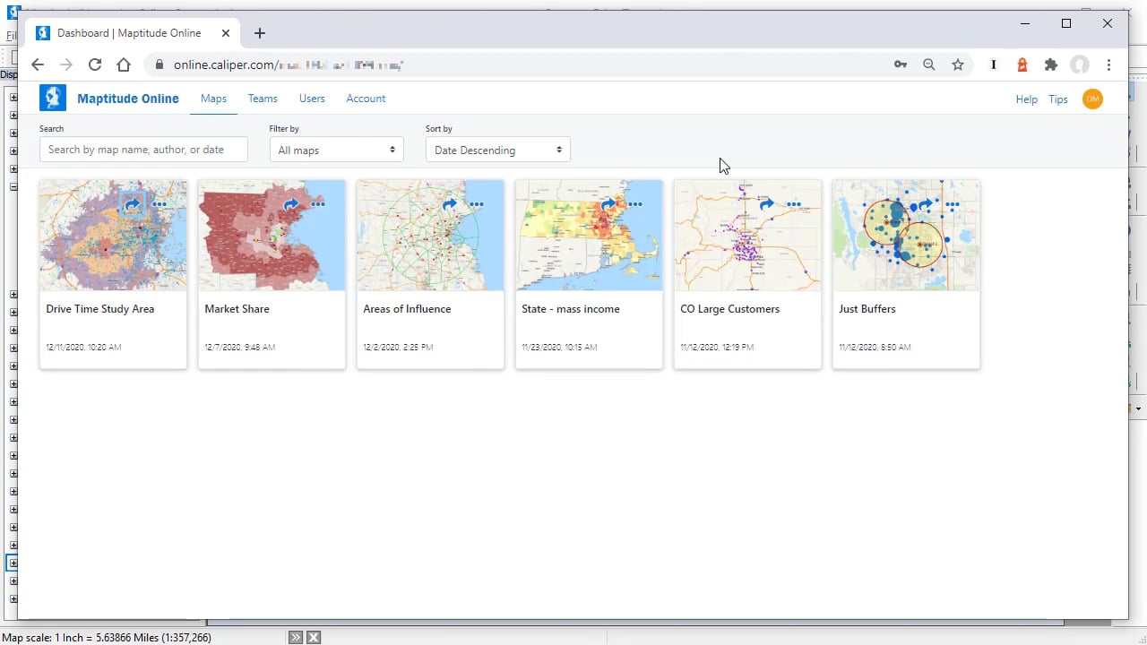 Maptitude Video: Online SaaS Map Sharing