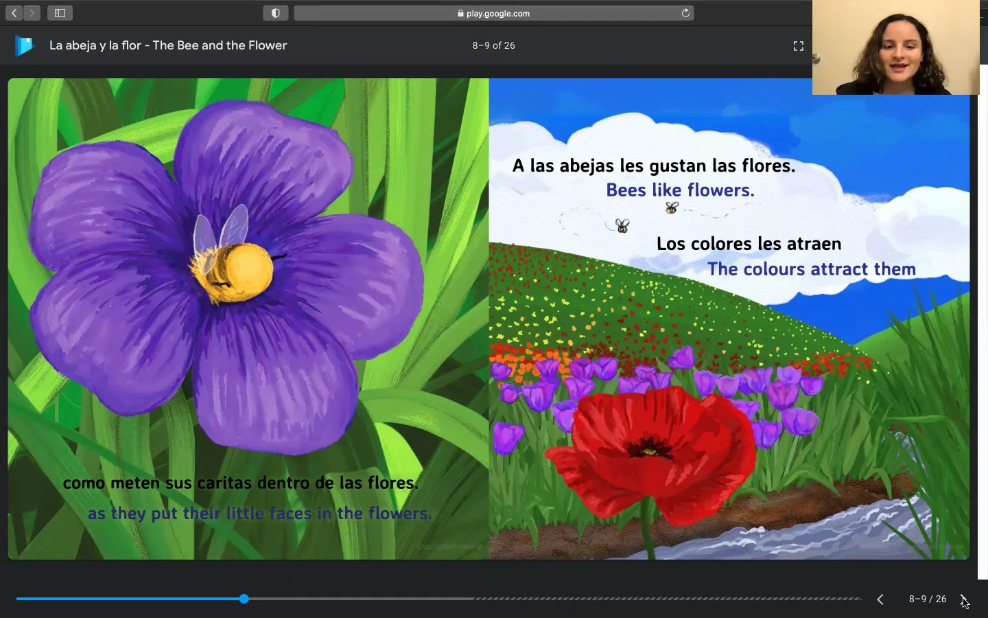 K-5 Spanish: Short Story La abeja y la flor on Vimeo