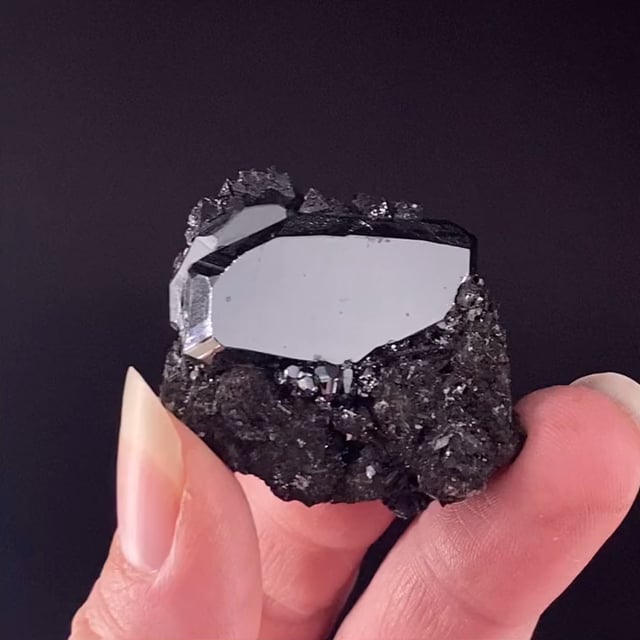 Hematite (superb mirror bright crystal) | N'Chwaning Mines, Kuruman ...