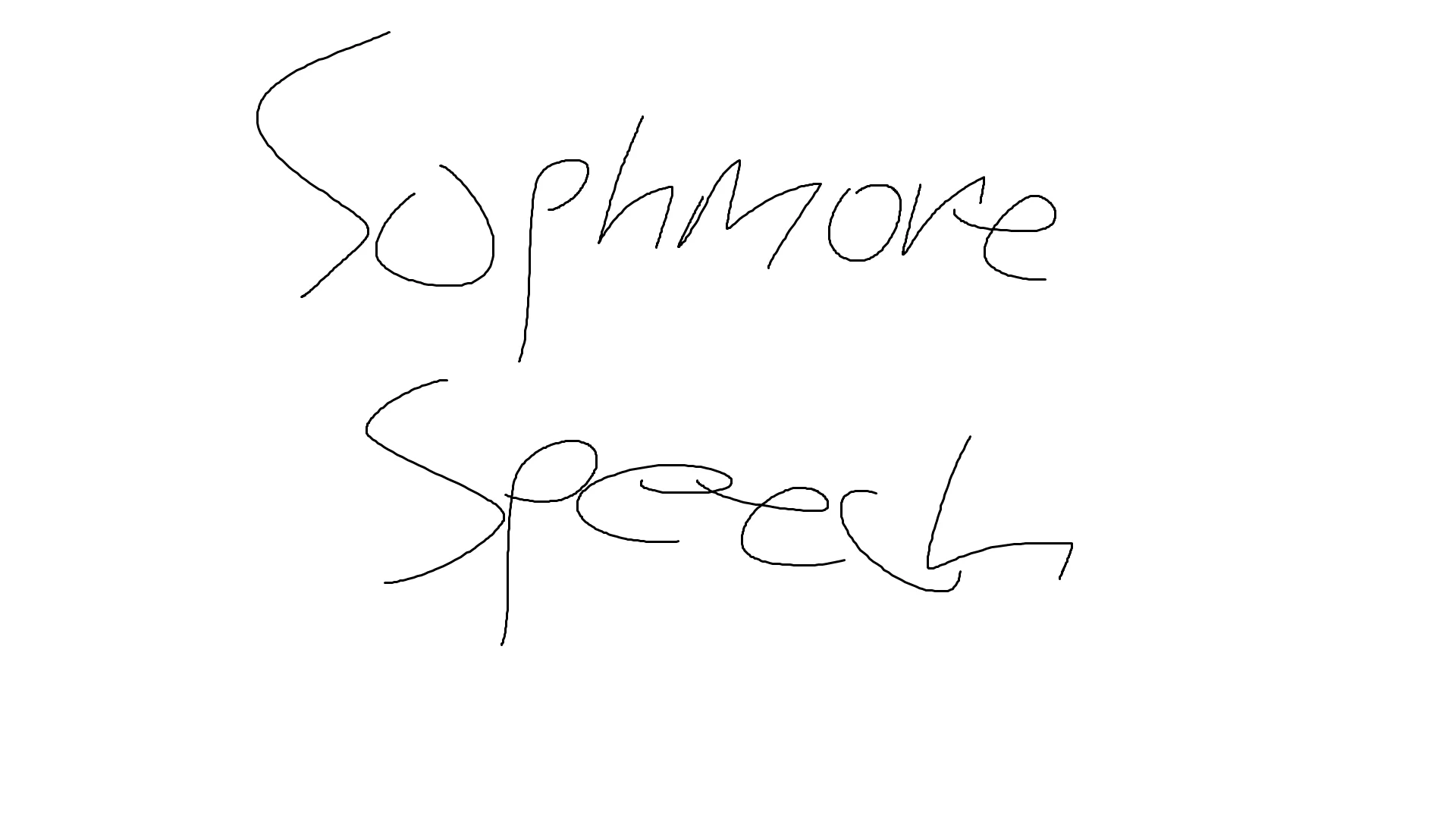 Logan Burrell, Sophmore Speech 2020 on Vimeo