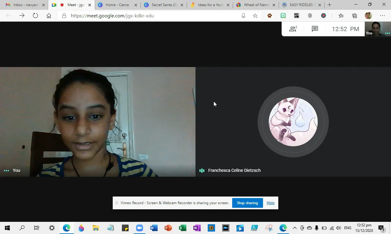 Riddles riddles and more Riddles with Nikki, Franchesca and Georgie