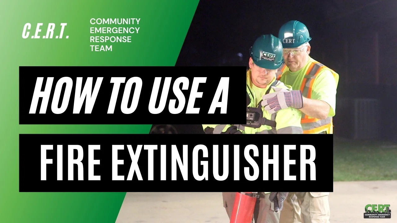 CERT - CERT- Fire Extinguisher on Vimeo