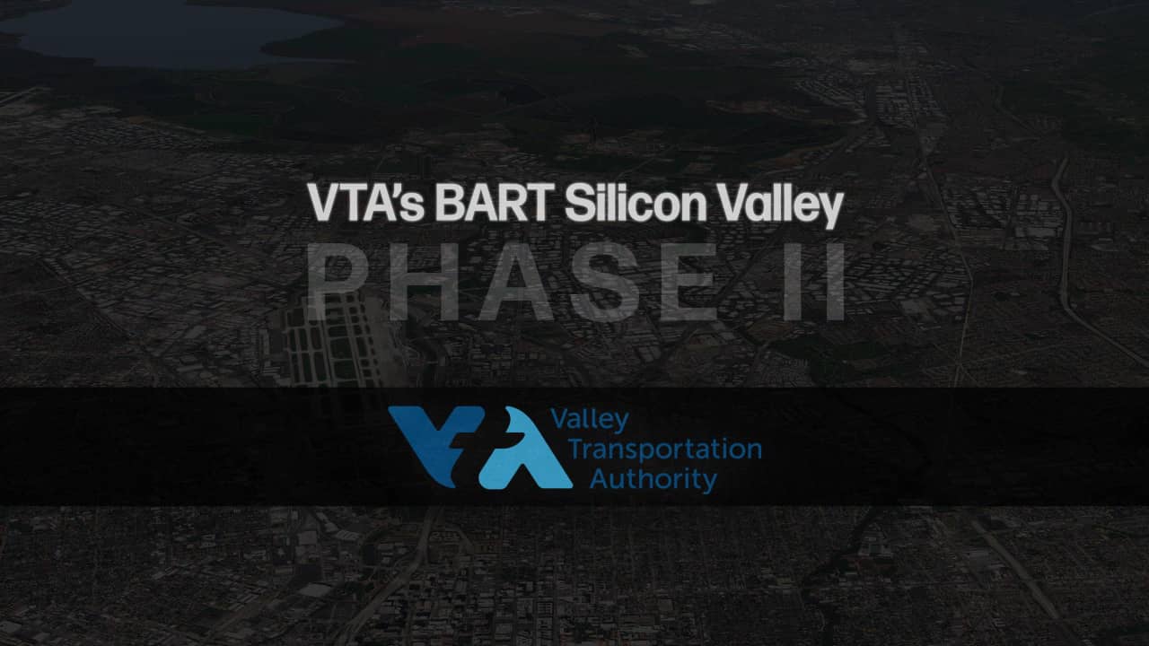 VTA’s BART Phase II Alignment Flyover on Vimeo
