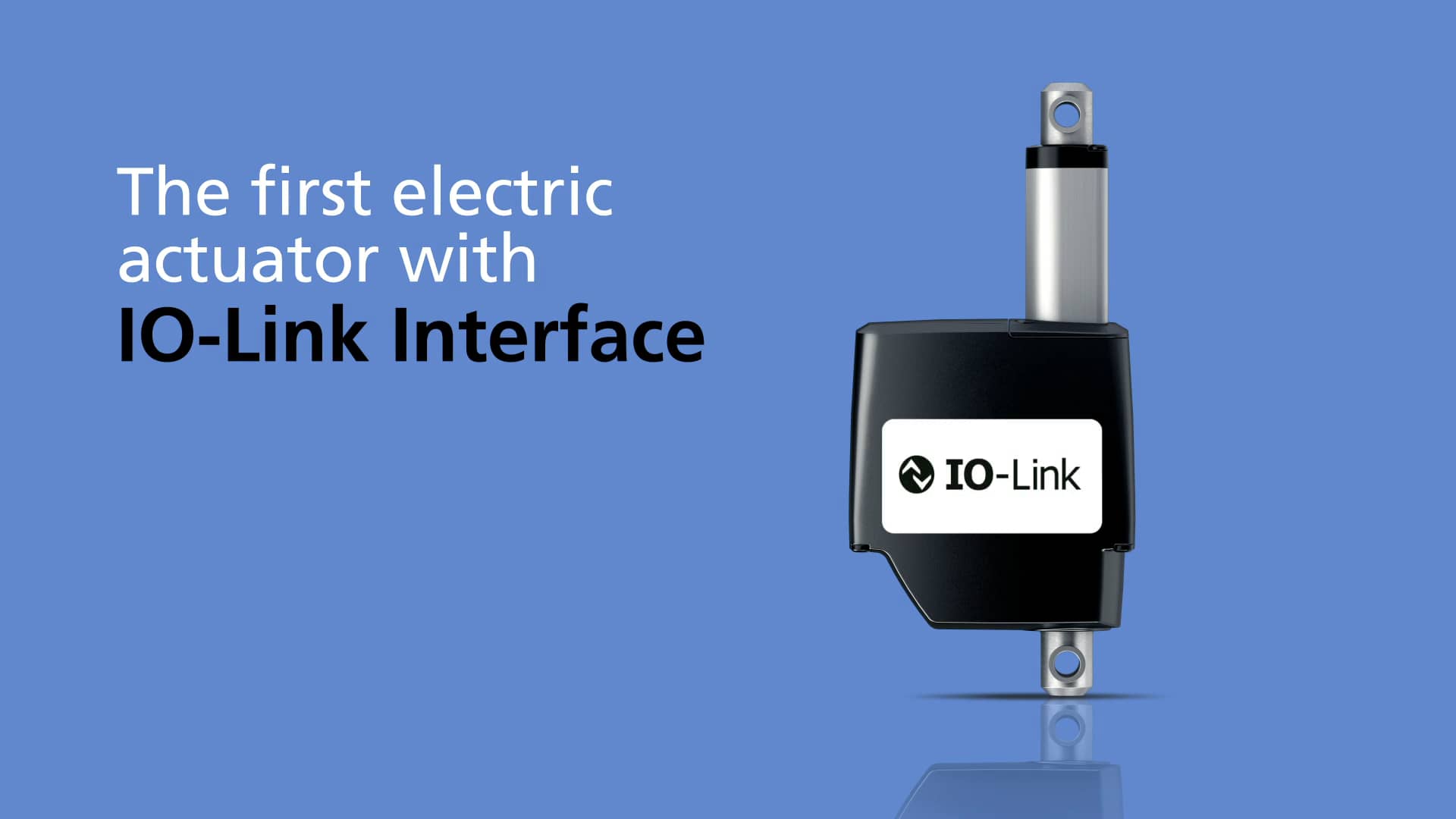 The first electric actuator with IO-Link Interface on Vimeo