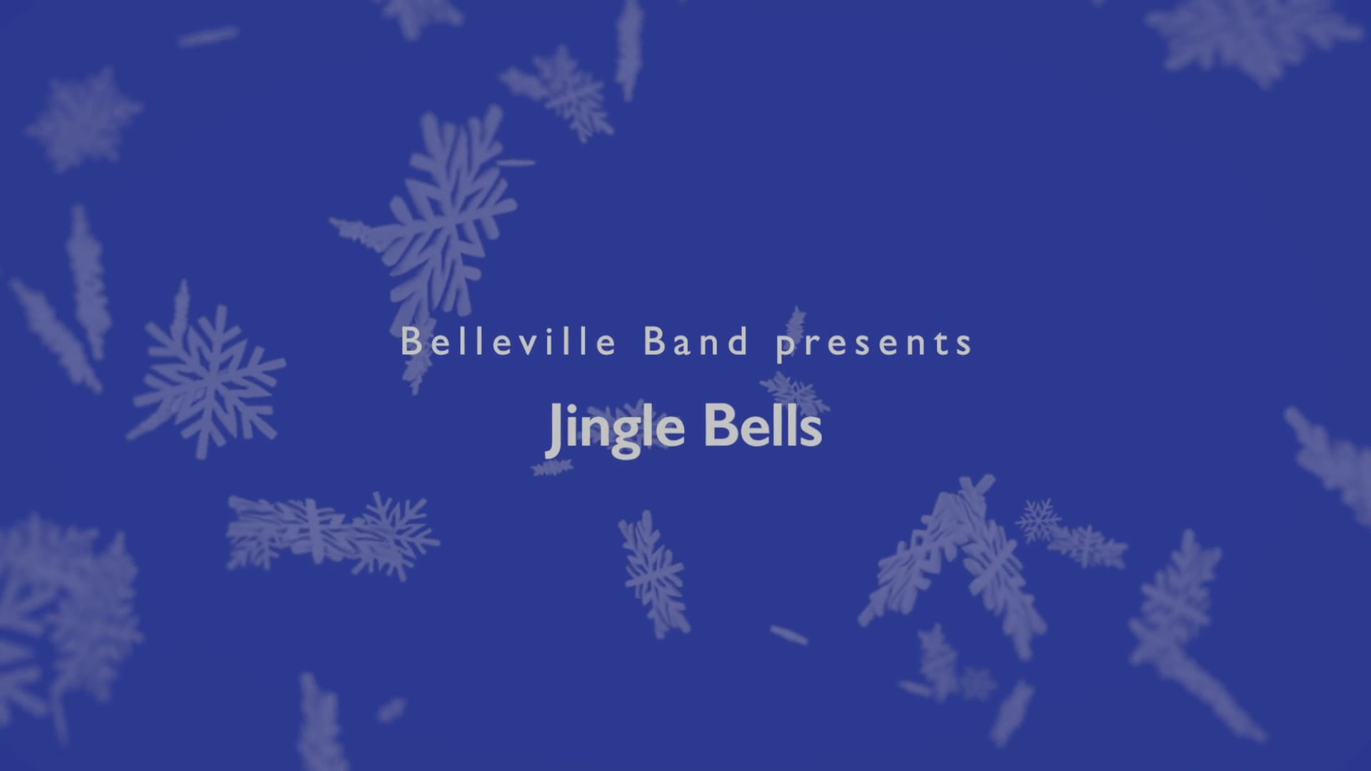 Belleville Band Jingle Bells on Vimeo
