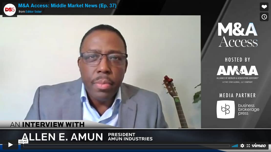 Allen Amun - interview with Middle Market News on Vimeo