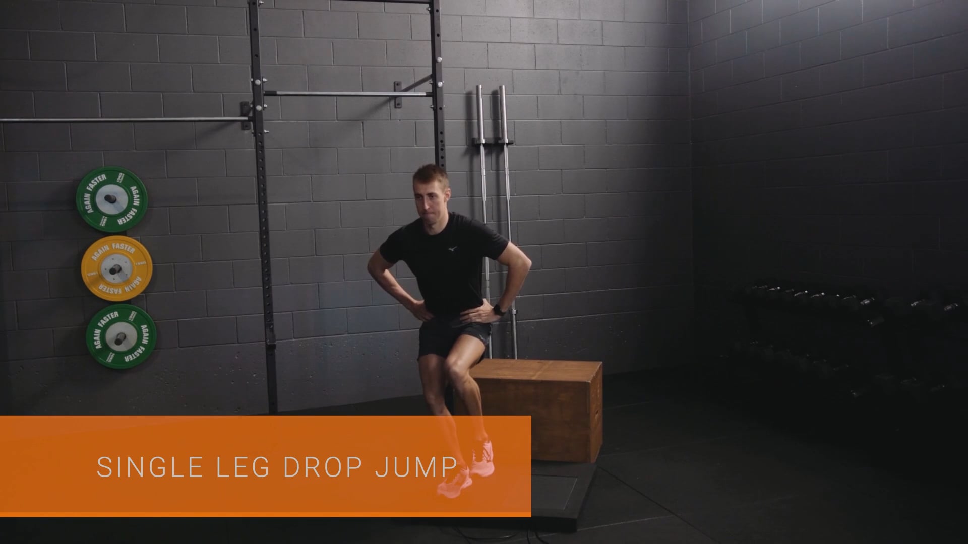 Single Leg Drop Jump on Vimeo