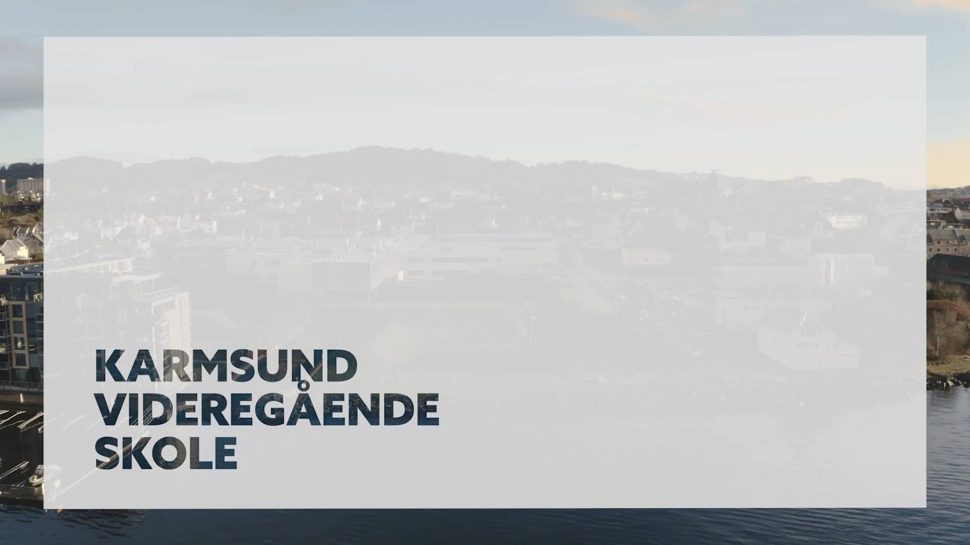 Karmsund VGS on Vimeo