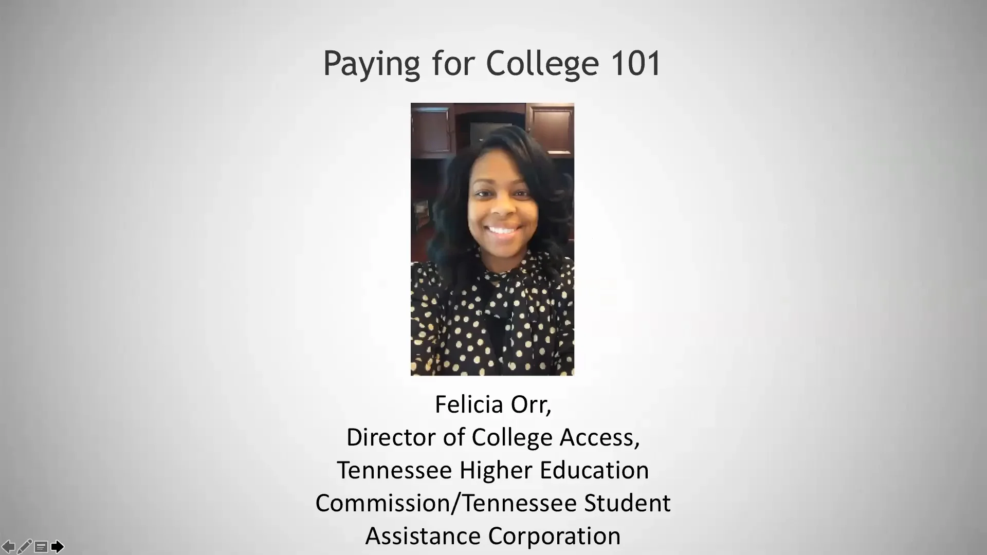 Webcast: Paying for College 101 on Vimeo