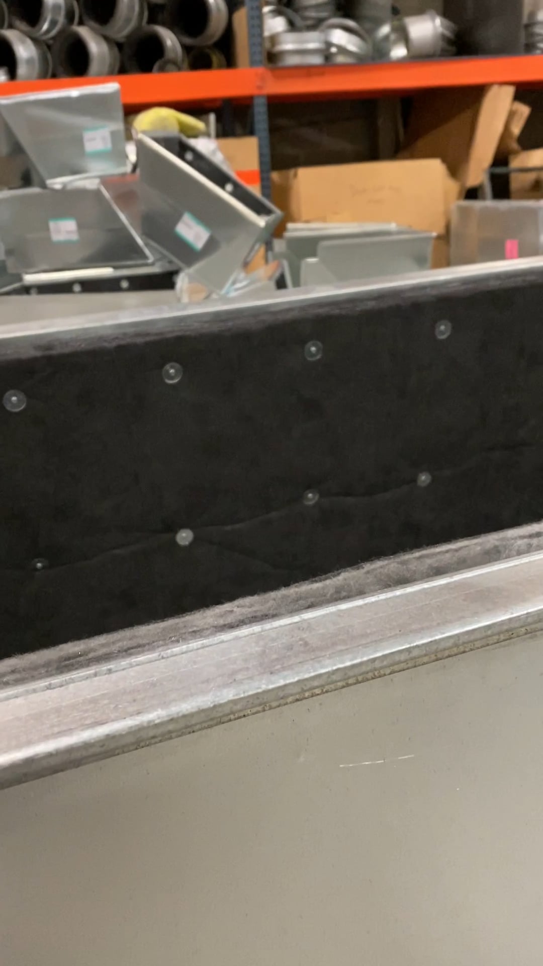 Ductmate 45 Flange on 18 gauge Lined Duct on Vimeo