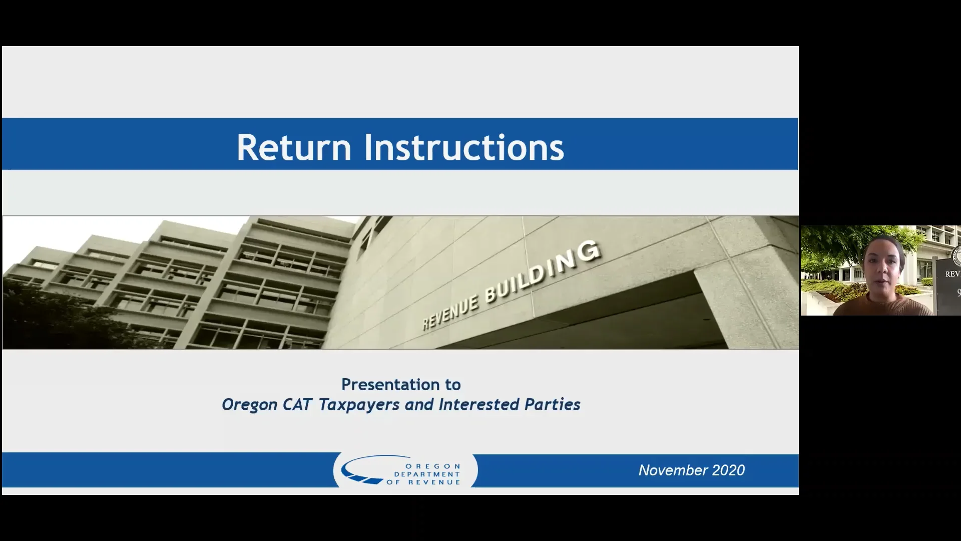 Corporate Activity Tax - Return Instructions