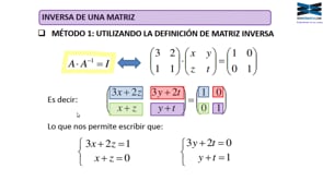 Obtén la INVERSA de una MATRIZ: Ejemplos PRÁCTICOS