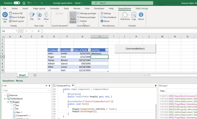 Smart workbooks - QueryStorm