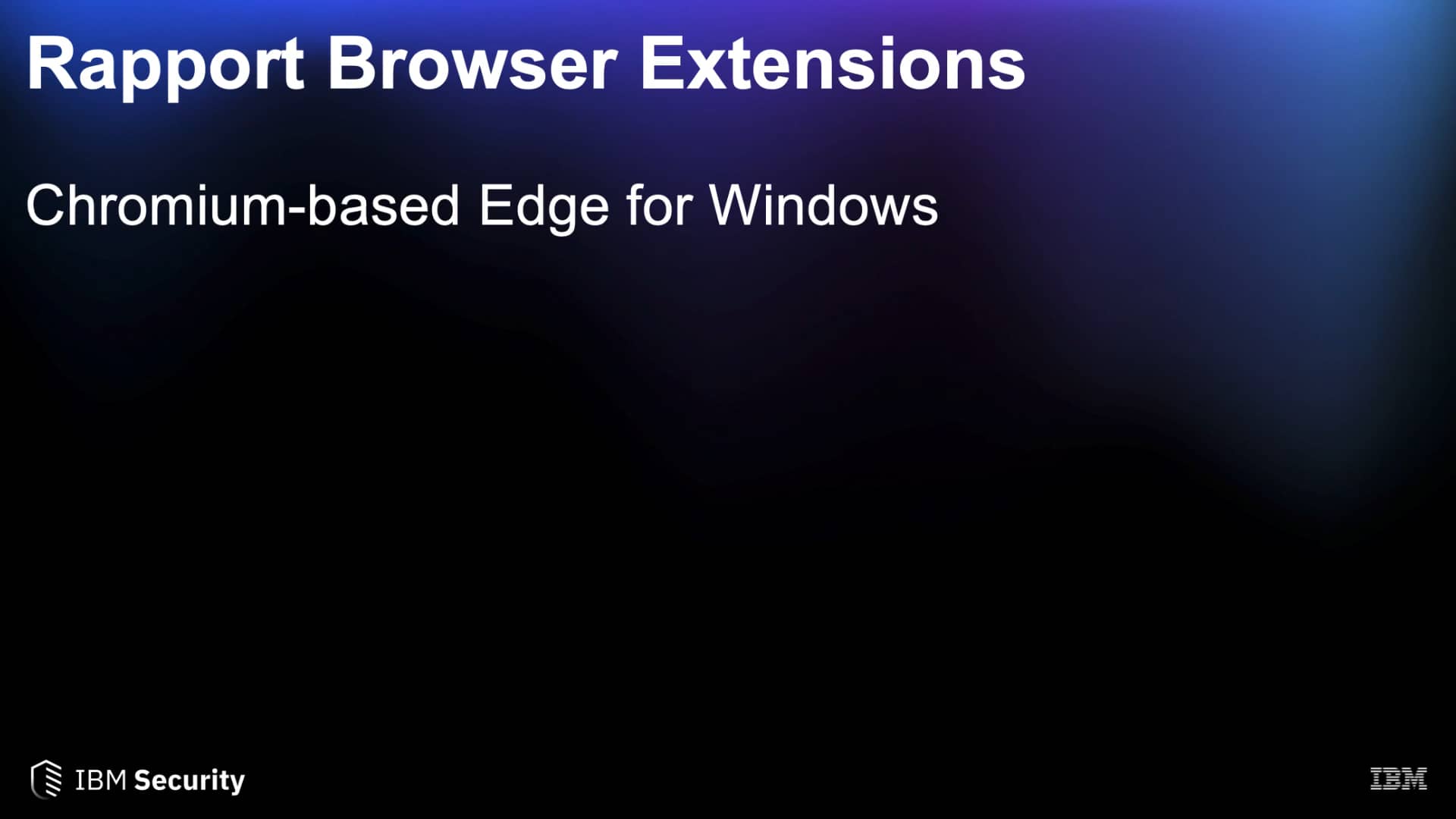 Rapport browser extensions- Chromium-based Edge for Windows on Vimeo