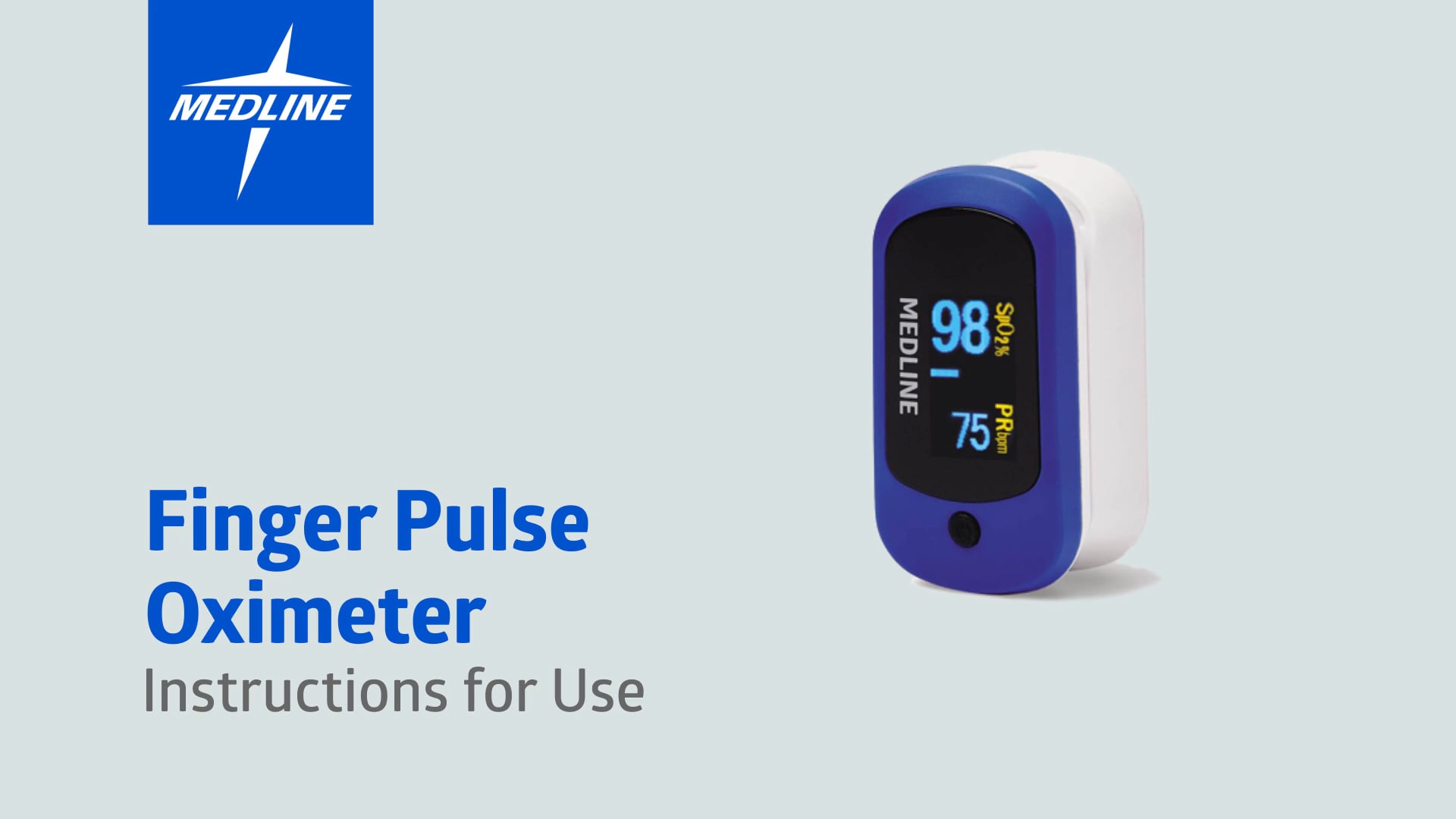 HCSM70S Pulse Oximeter Instructional Video on Vimeo