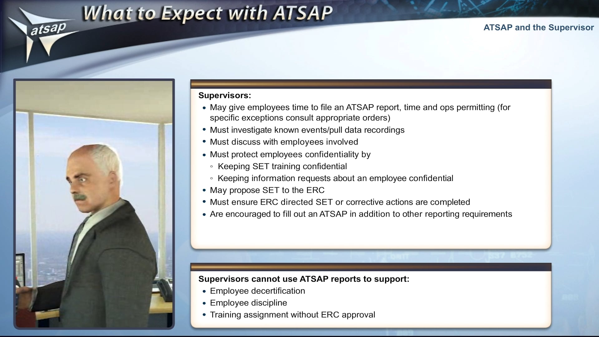 ATSAP Training Videos - ATSAP When to File on Vimeo